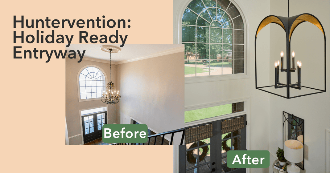 Huntervention: Entryway Lighting Ideas for a Merry Entrance! – Hunter Fan