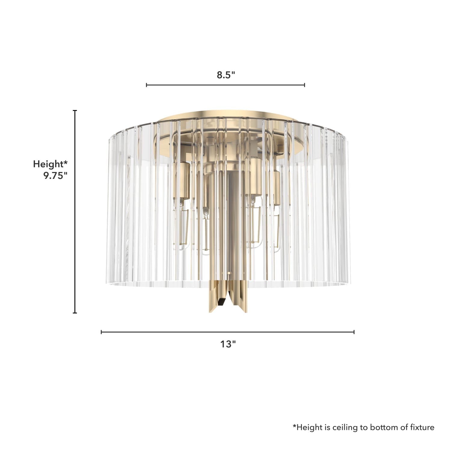 Hunter Gatz Flush mount Ceiling Light – Hunter Fan