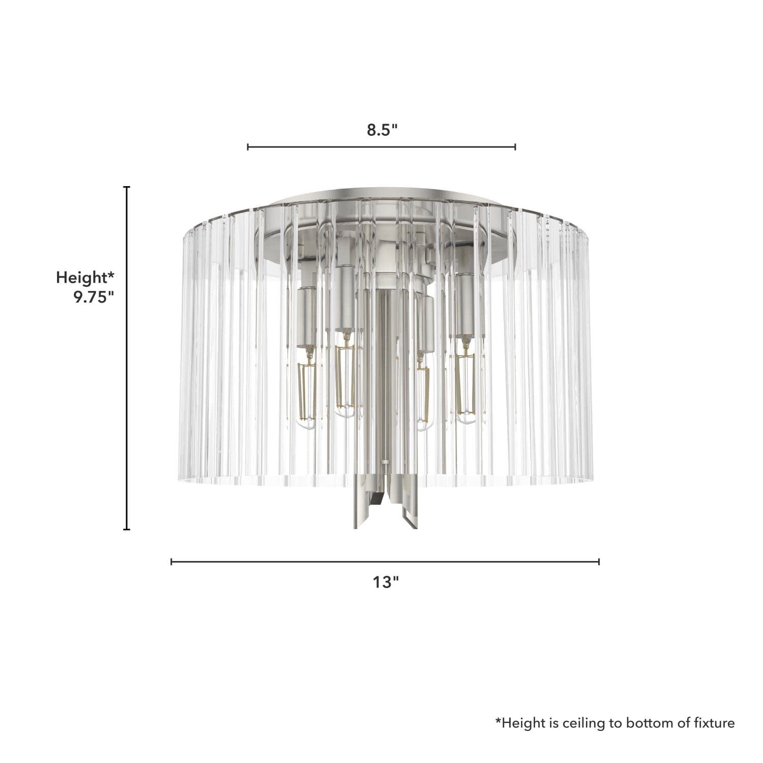 Hunter Gatz Flush mount Ceiling Light – Hunter Fan