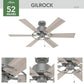 Hunter Gilrock No Light 52 inch – Hunter Fan