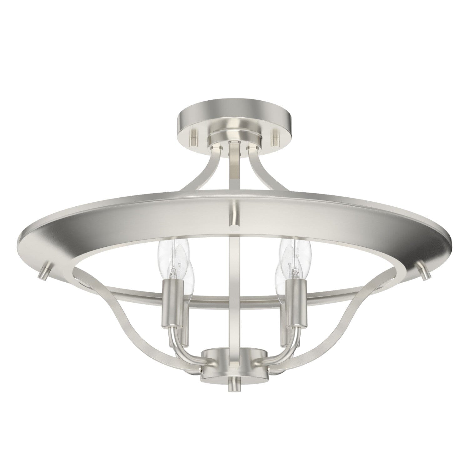 Perch Point 4 Light Semi-Flush Mount - 19422 – Hunter Fan